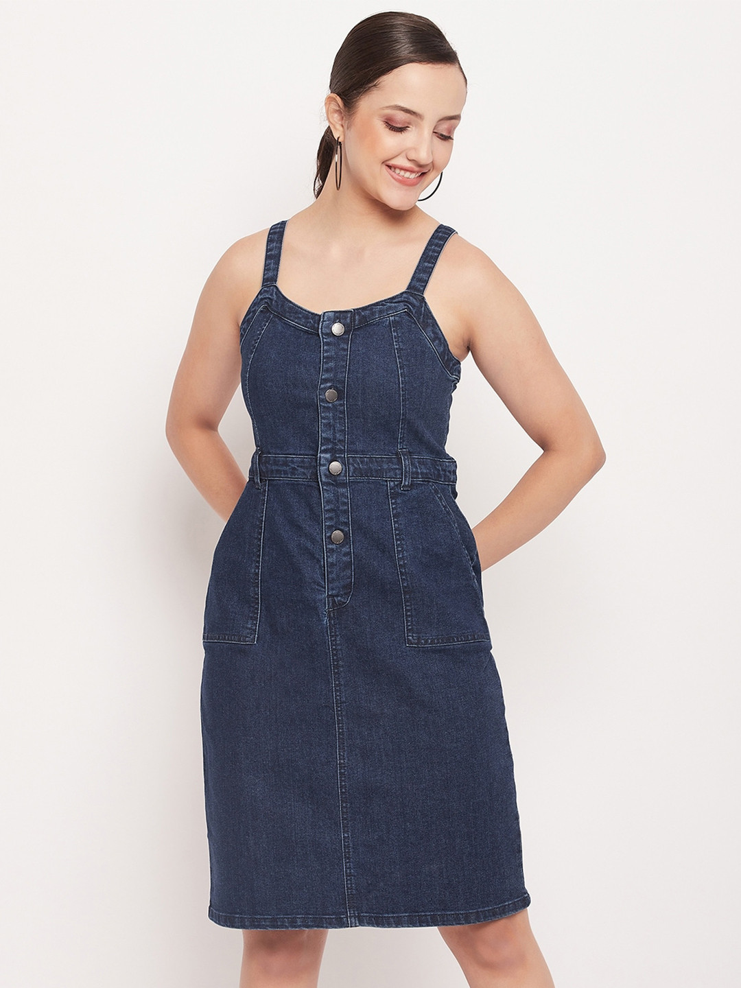 Buy Madame Shoulder Strap Pinafore Dress - Dresses for Women 23003202 ...