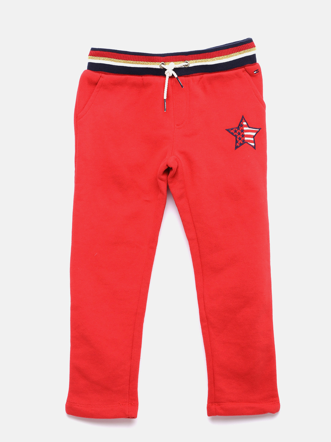 Buy United Colors Of Benetton Girls Red Straight Fit Track Pants ...