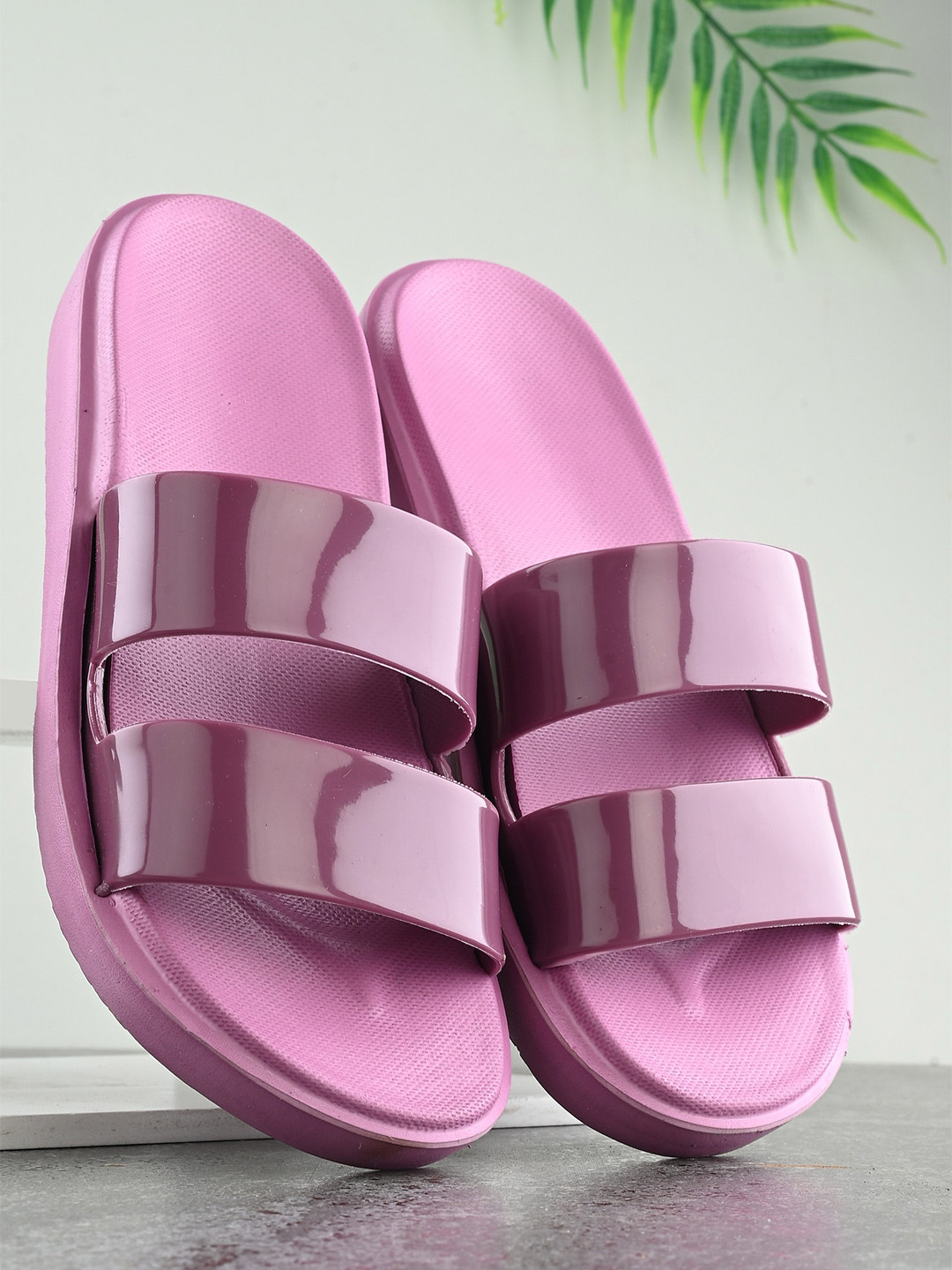 Buy AfroJack Women Double Strap Sliders - Flip Flops for Women 23012614 ...