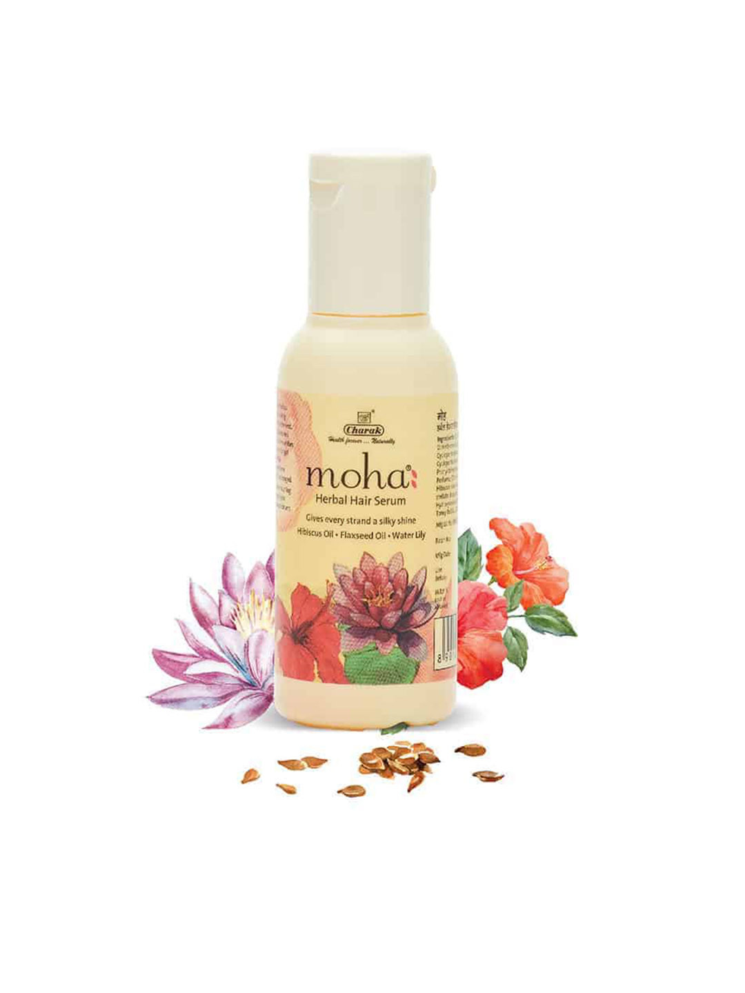 Buy Moha Herbal Hair Serum With Hibiscus Oil & Flaxseed Oil 30ml - Hair Serum for Unisex ...