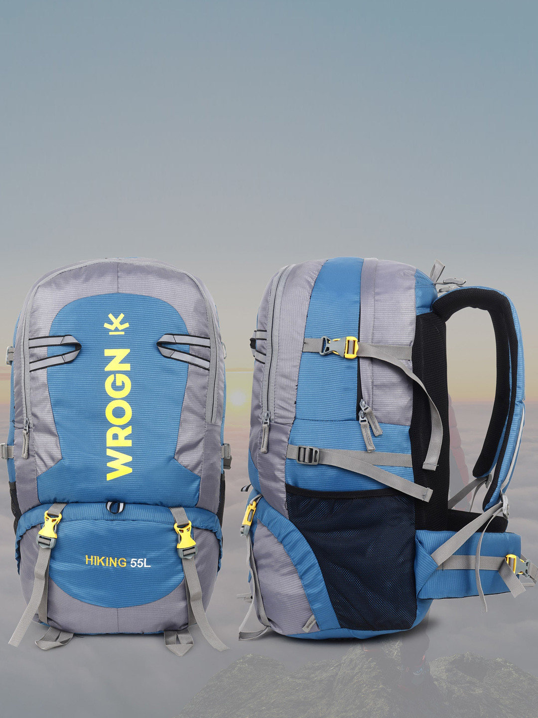 Buy WROGN Colourblocked Waterproof Durable Rucksack - Rucksacks for ...