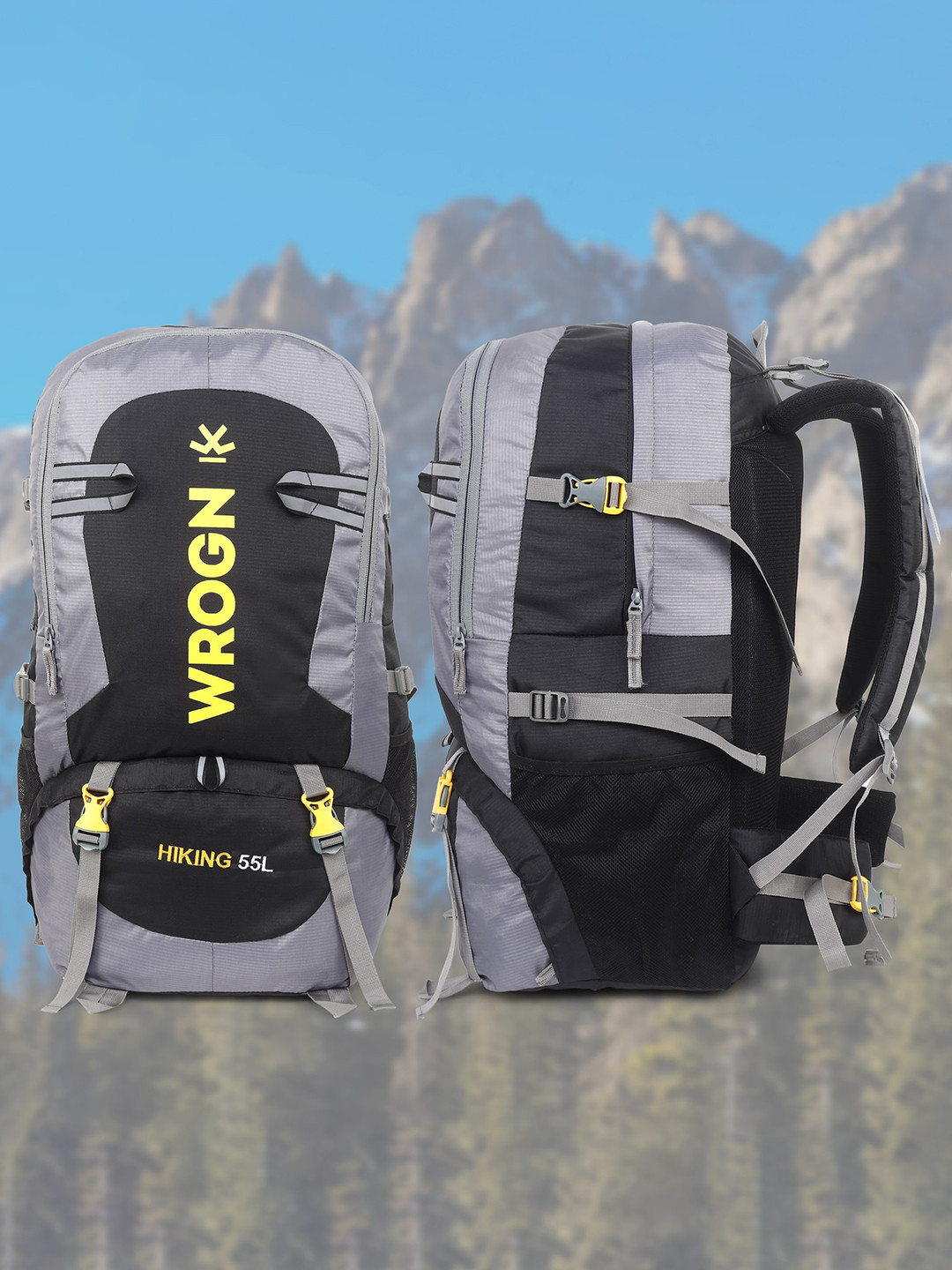 Buy WROGN Colourblocked Waterproof Durable Rucksack - Rucksacks for ...