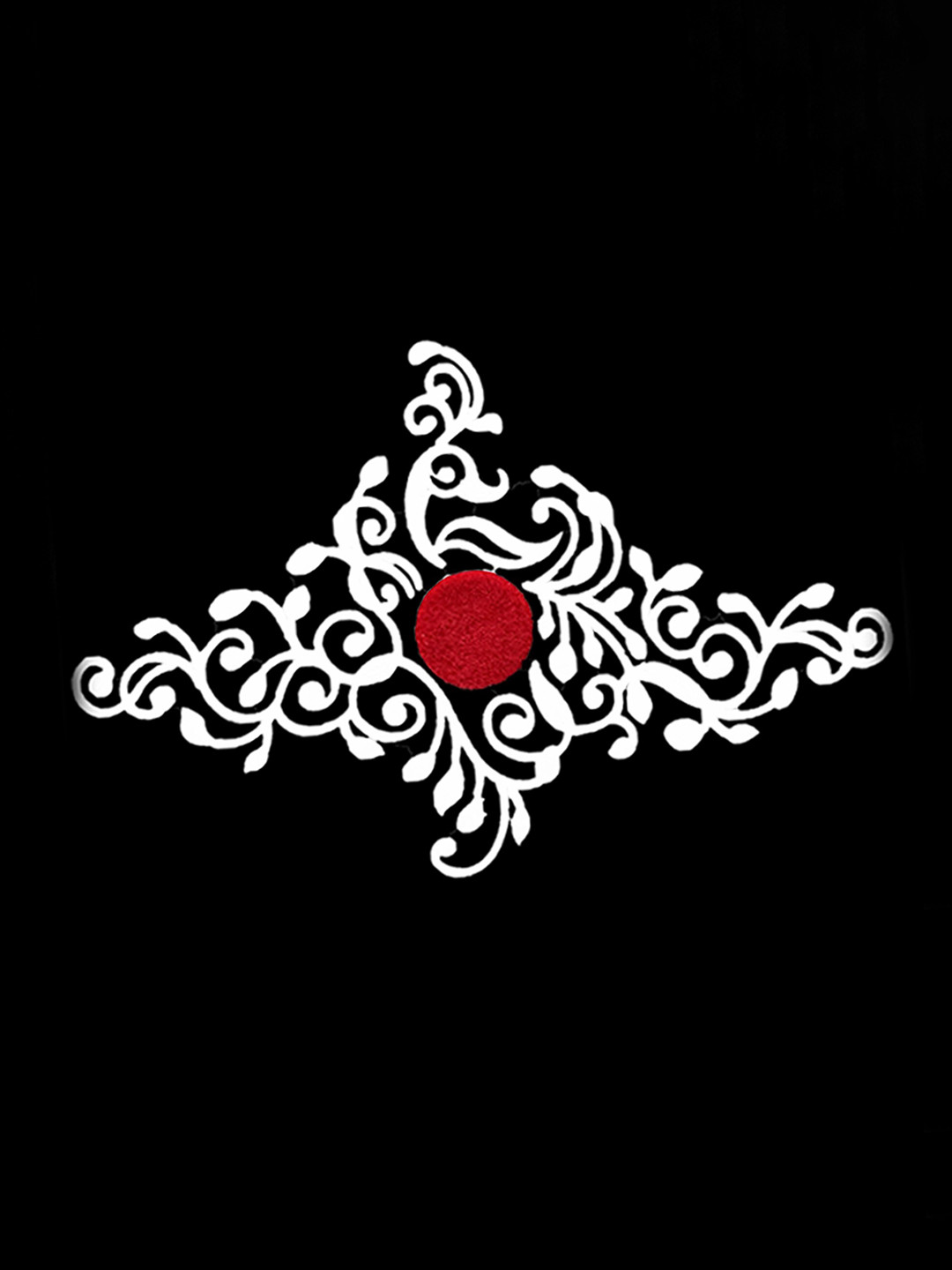 Buy Comet Busters Traditional Bridal Bengali Wedding Bindi White ...