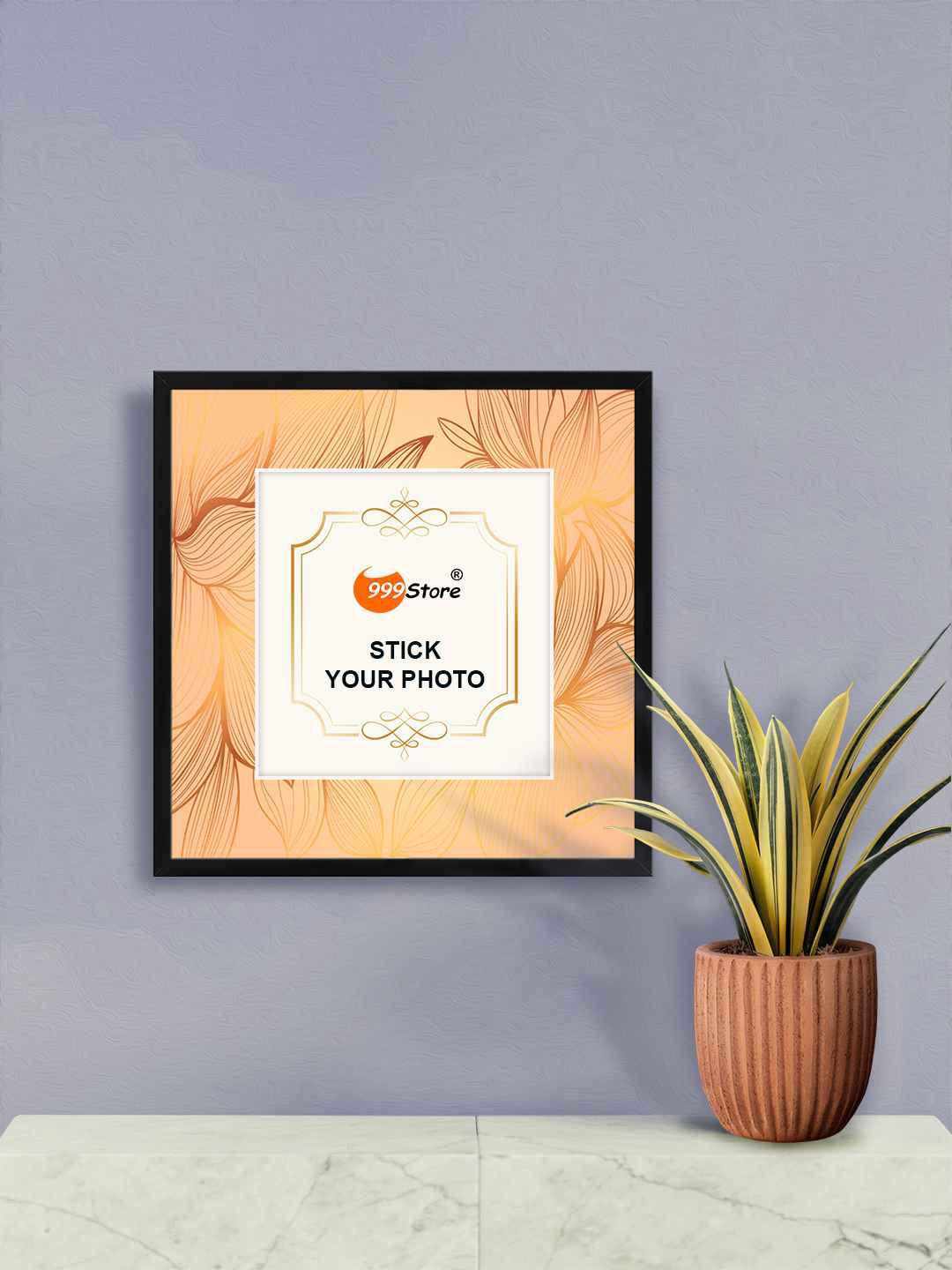 Buy 999Store Prange Color & Metallic Color Printed Wall Hanging Photo ...