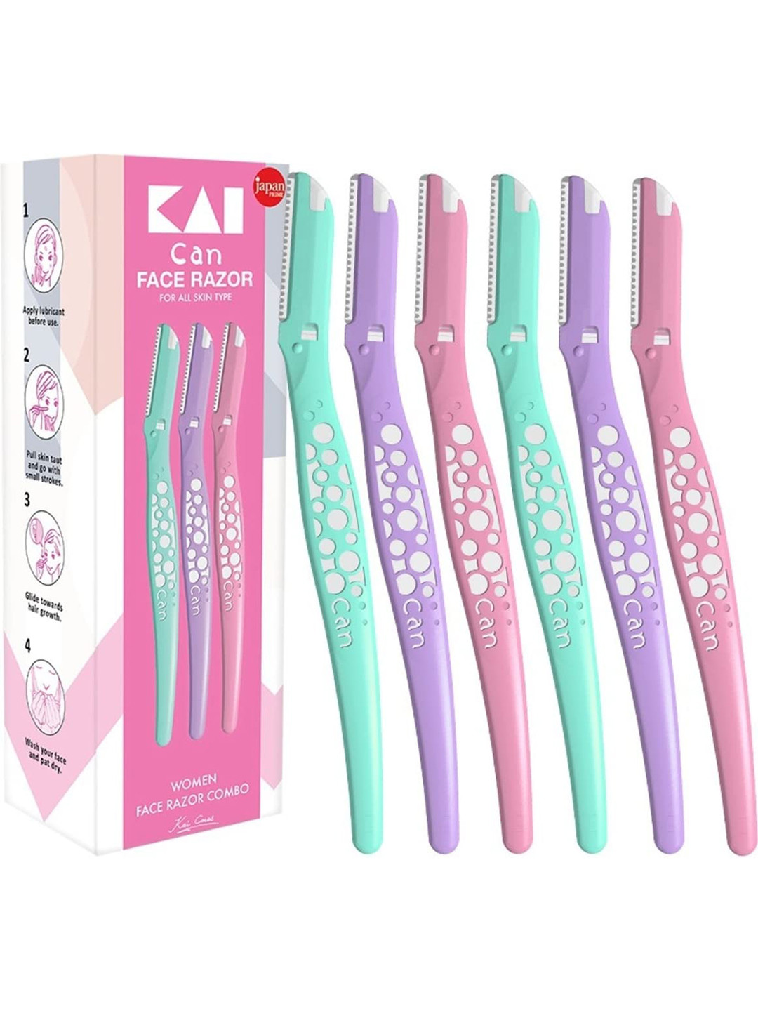 Buy KAI Women Set Of 2 Can Bubble Face Razor 3 Pcs Each - Shavers for ...