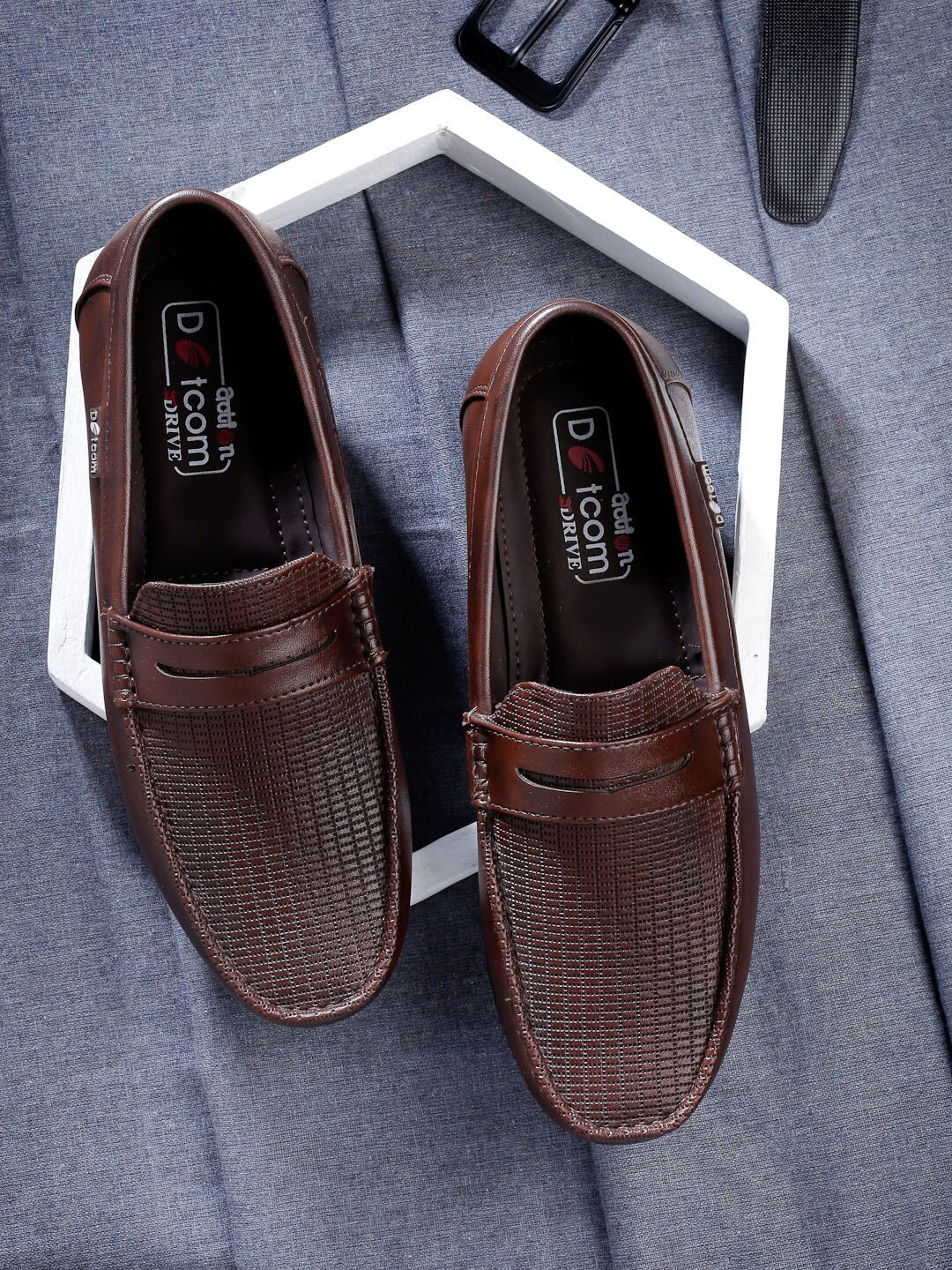 Buy Action Men Textured Formal Loafers - Formal Shoes for Men 23027738 ...