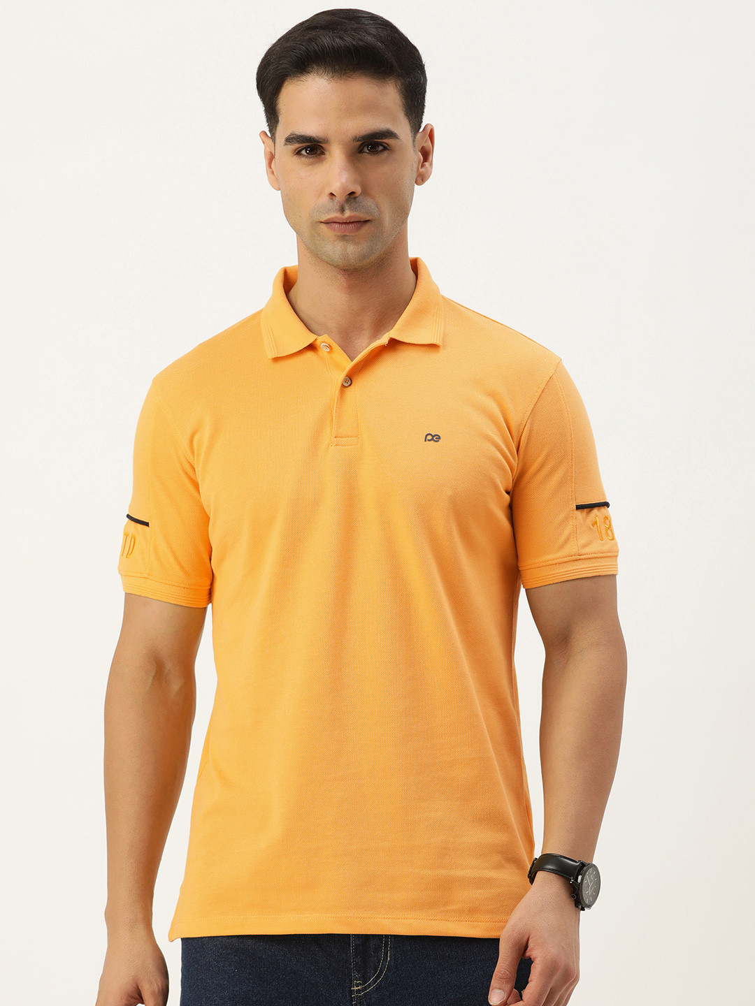 Buy Peter England Polo Collar Regular Casual T Shirt - Tshirts for Men ...