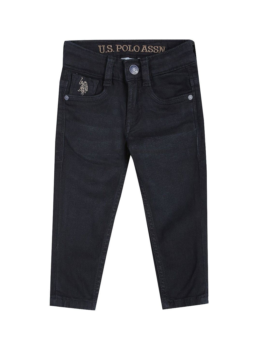 Buy U.S. Polo Assn. Kids Boys Slim Fit Clean Look Jeans - Jeans for ...