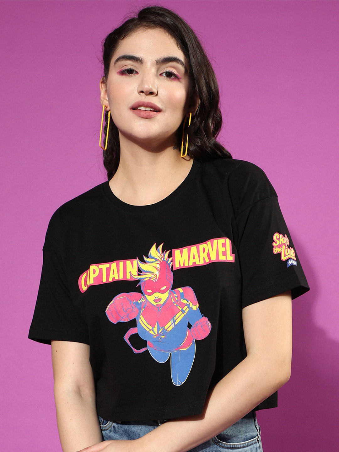 Buy JUNEBERRY Printed Cotton Crop Top - Tops for Women 23038102 | Myntra