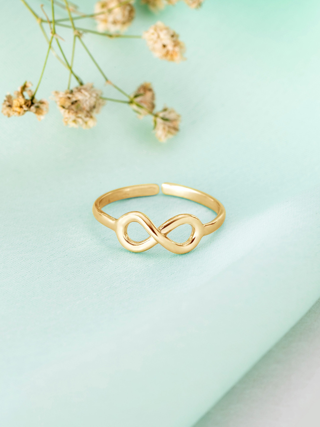 Buy Zavya 925 Pure Silver Adjustable Infinity Ring - Ring for Women 23038188 | Myntra