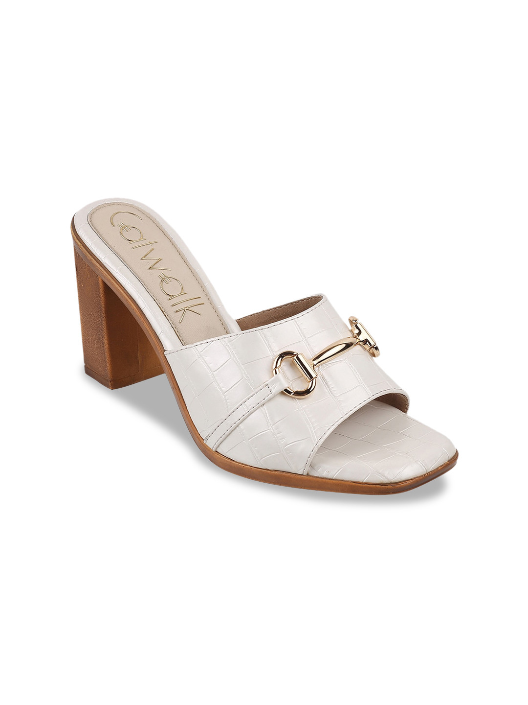 Buy Catwalk Textured Buckled Block Heels - Heels for Women 23046220 ...