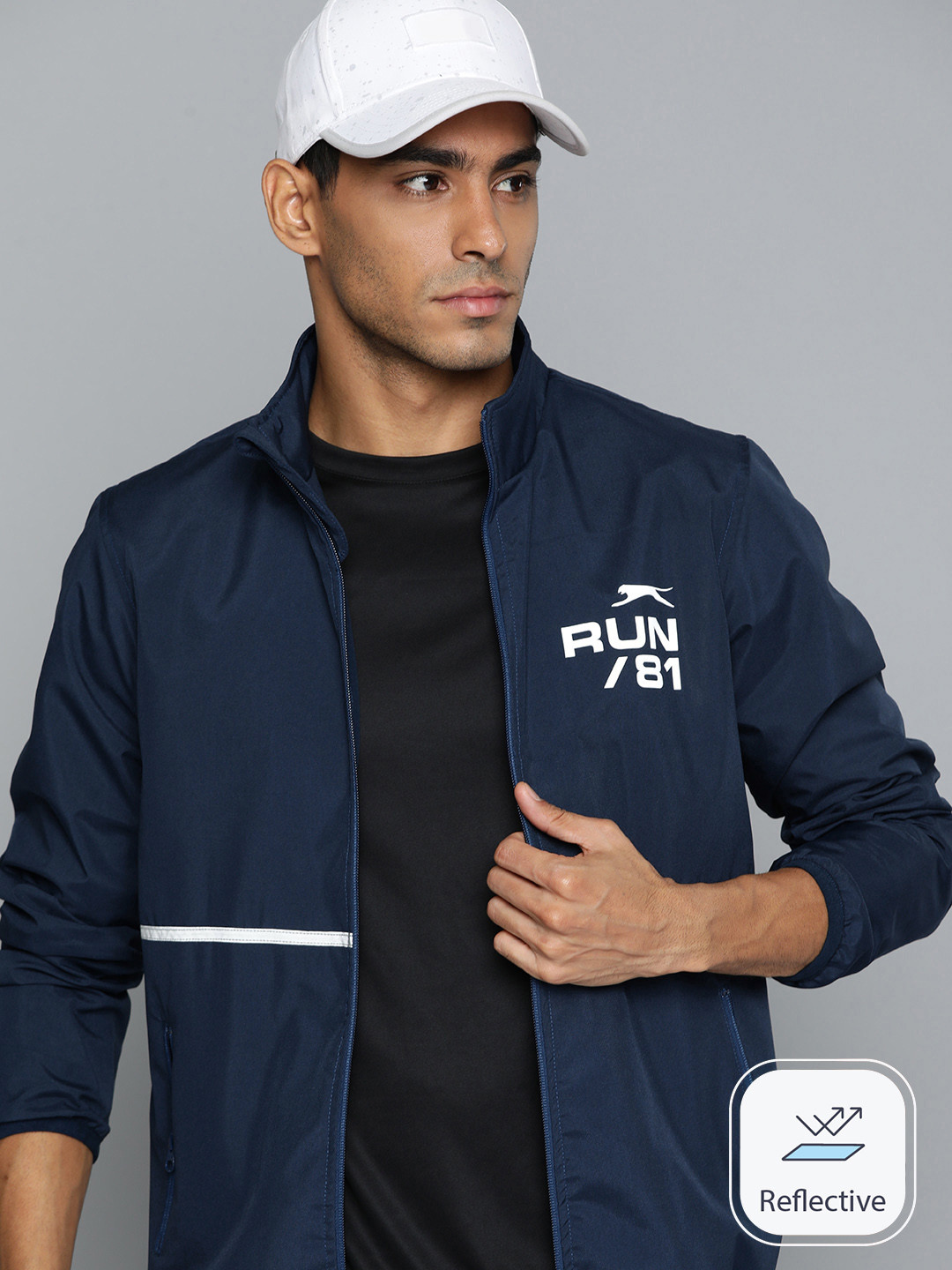Buy Slazenger Solid Ultra Dry Running Jacket - Jackets for Men 23054288 ...