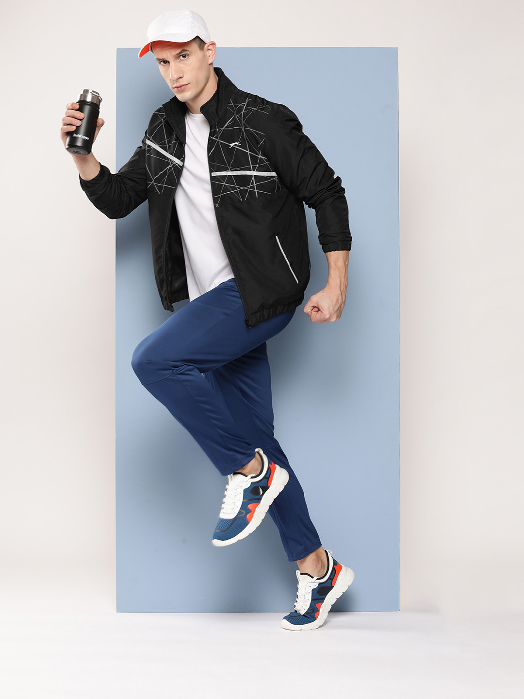 Buy Slazenger Men Printed Reflective Ultra Dry Bomber Jacket - Jackets ...