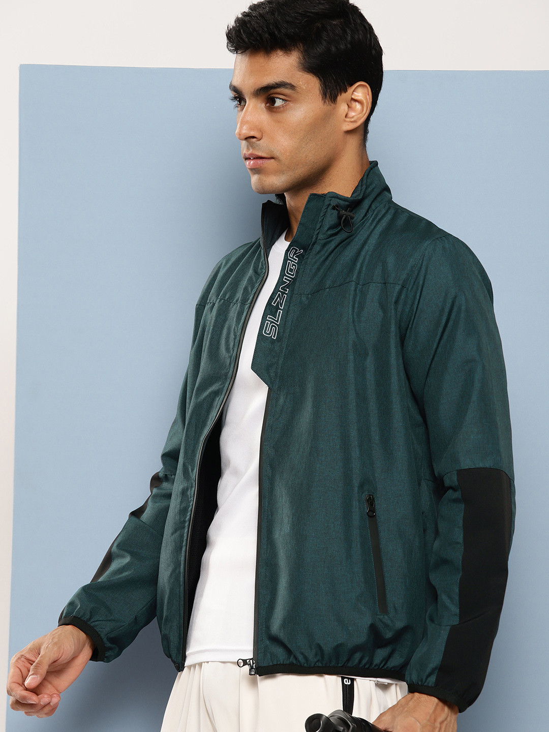 Buy Slazenger Zip Detail Ultra Dry Sporty Jacket - Jackets for Men ...