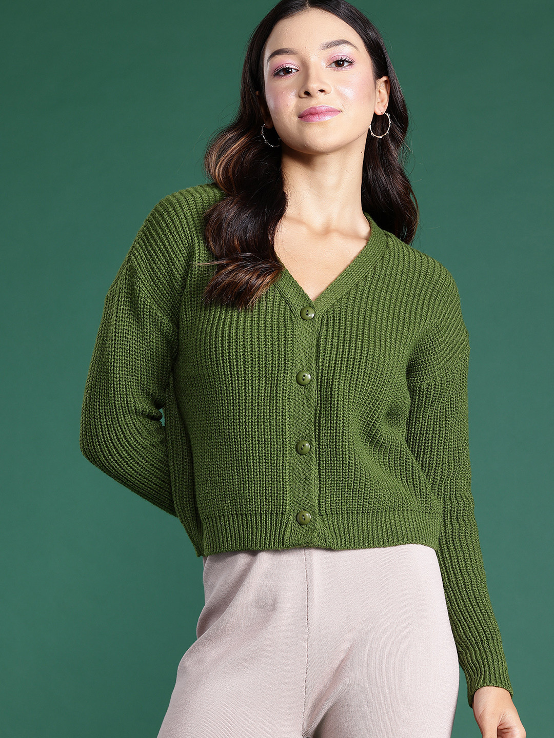 Buy DressBerry Women Acrylic Cardigan - Sweaters for Women 23055296 ...