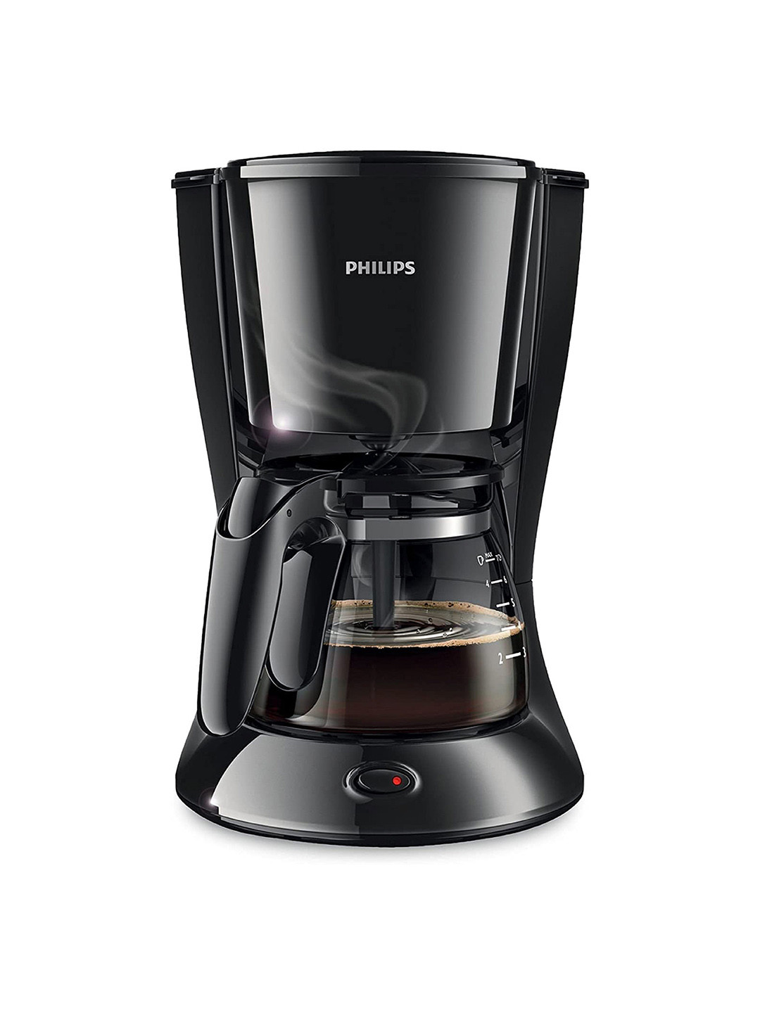 Buy Philips HD7432/20 Black 1200 Watt 7 Pieces Cups Coffee Maker With ...
