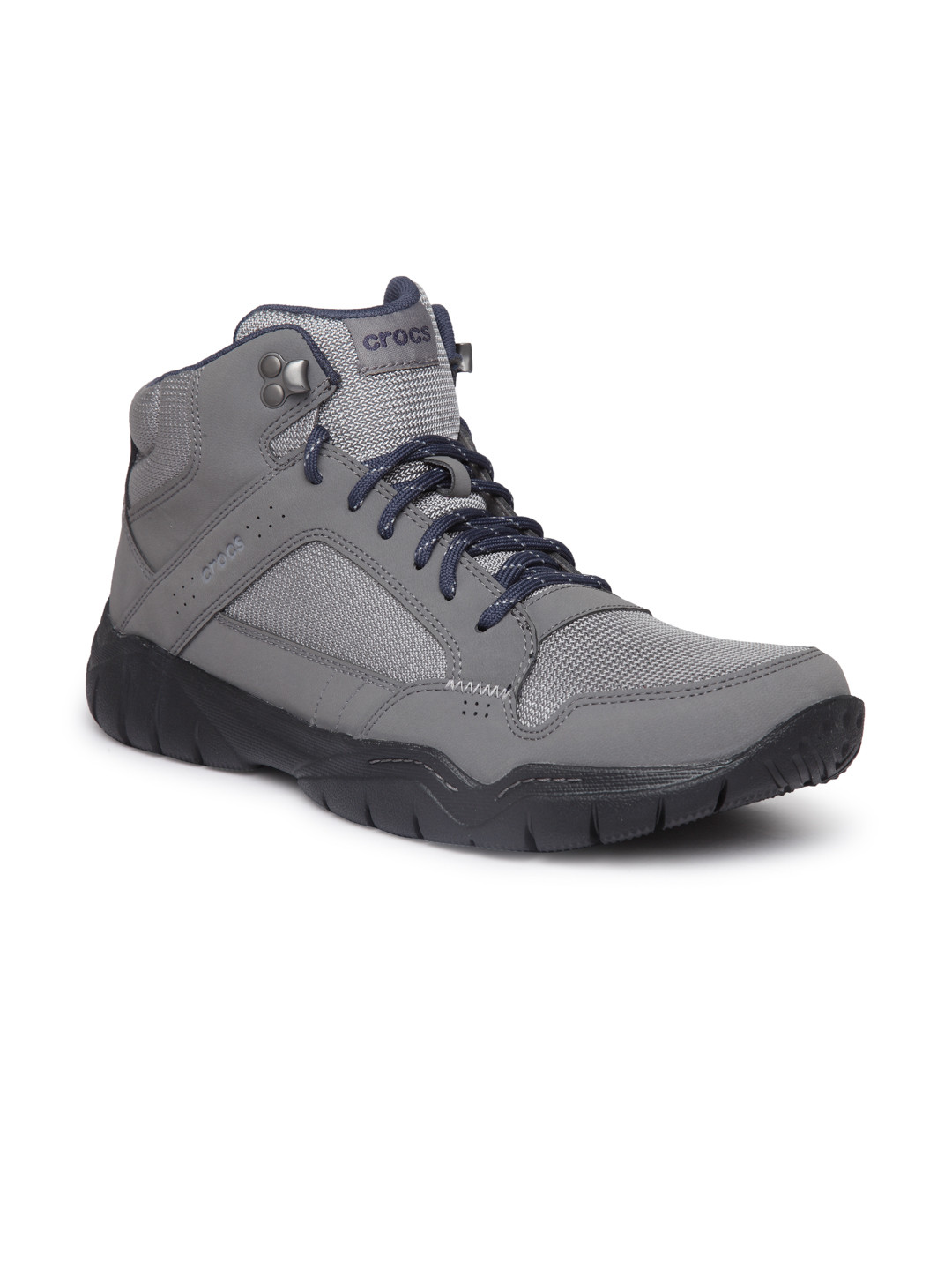 Buy Crocs Swiftwater Men Grey Flat Boots - Boots for Men 2306593 | Myntra