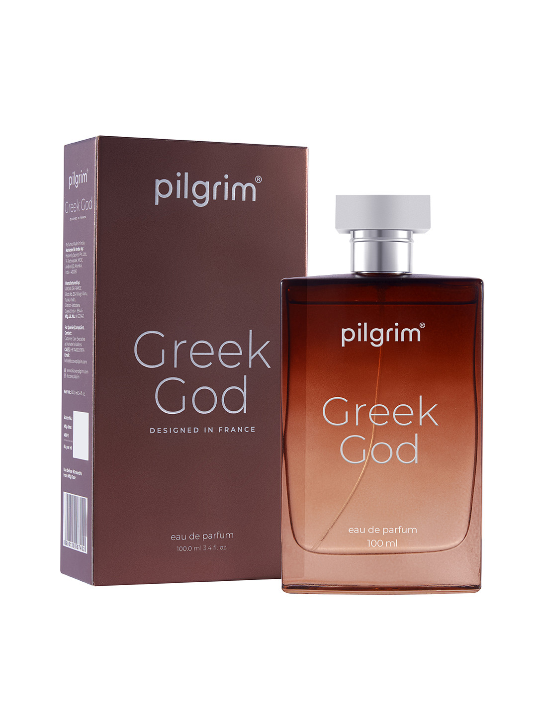 Buy Pilgrim Greek God Sandalwood & Smoky Cedarwood Fragrance Long ...