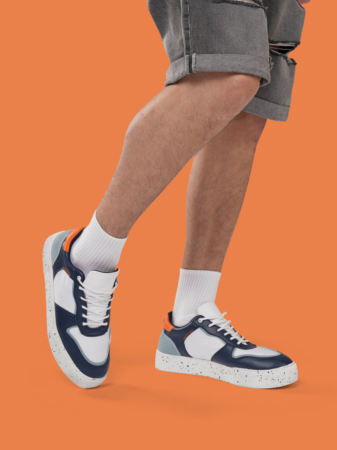 Buy SOLETHREADS REBEL Men SPLATTER Colourblocked Water Repellent Upper ...