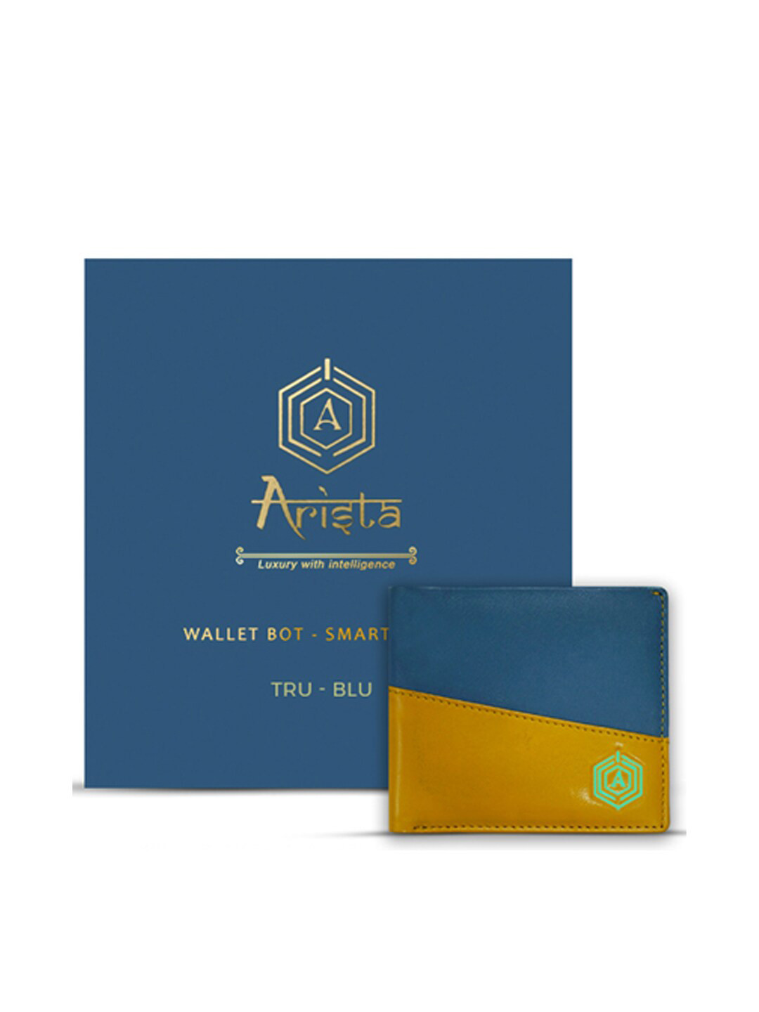 Buy ARISTA VAULT Men Blue Premium Leather With RFID Blocking - Wallets ...