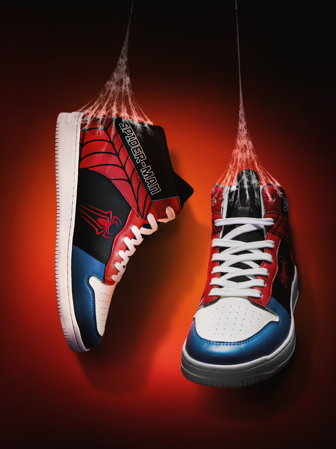 Buy The Souled Store Men Spider Man: Spidey Sigil High Top ...