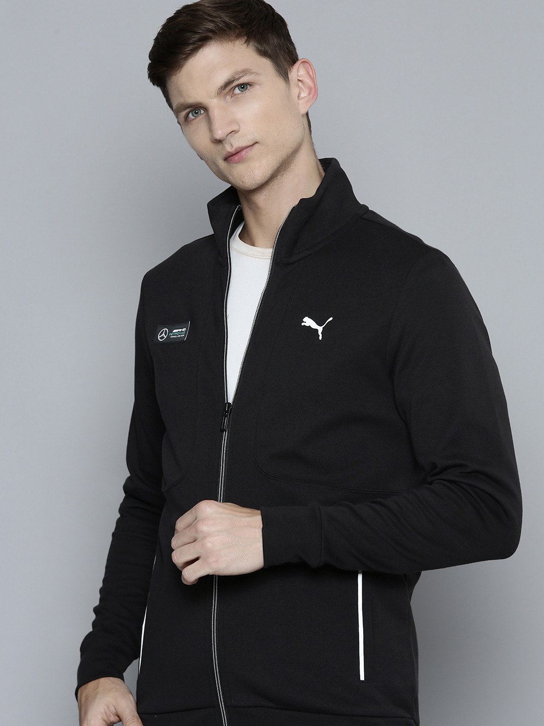 Buy PUMA Motorsport Brand Logo Printed Mercedes AMG Petronas DryCELL ...