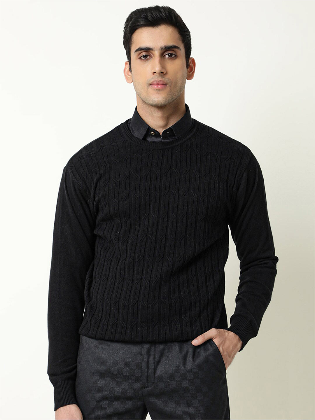 Buy RARE RABBIT Men Cable Knit Sweater - Sweaters for Men 23092740 | Myntra
