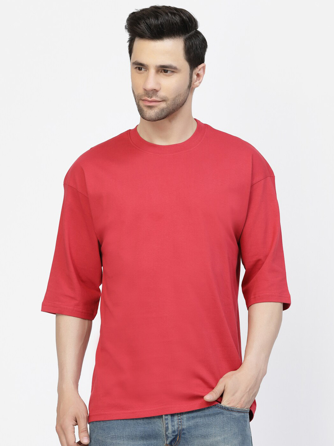 Buy Gavin Paris Pure Cotton Oversized T Shirt - Tshirts for Men ...