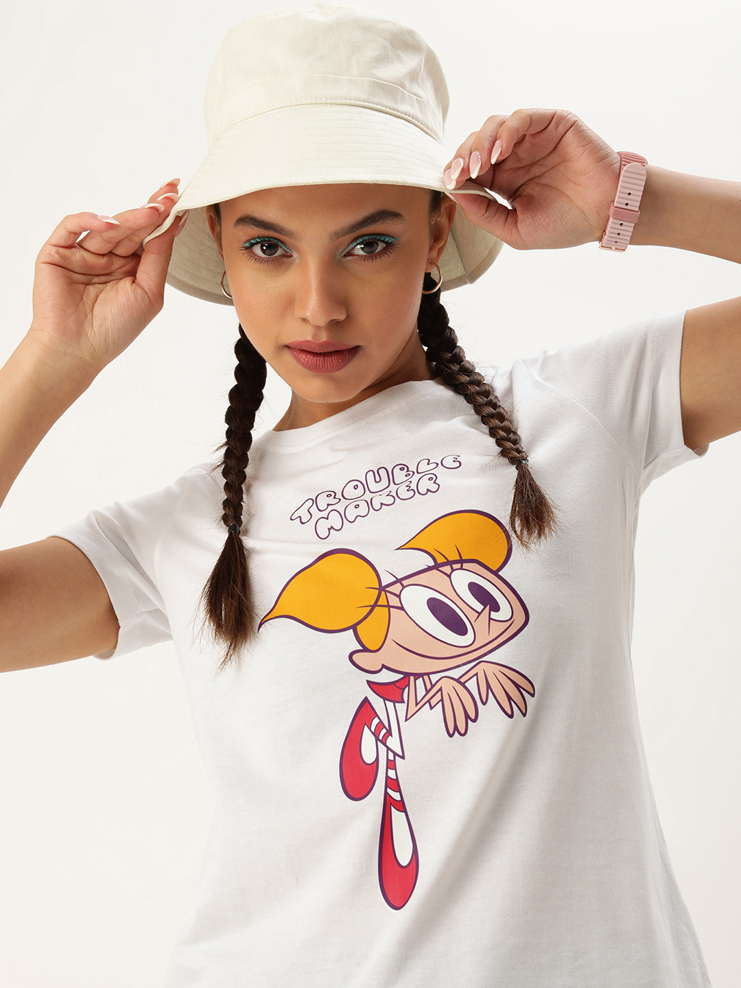 Buy Dexter By Kook N Keech Women Graphic Dexter Printed T Shirt ...