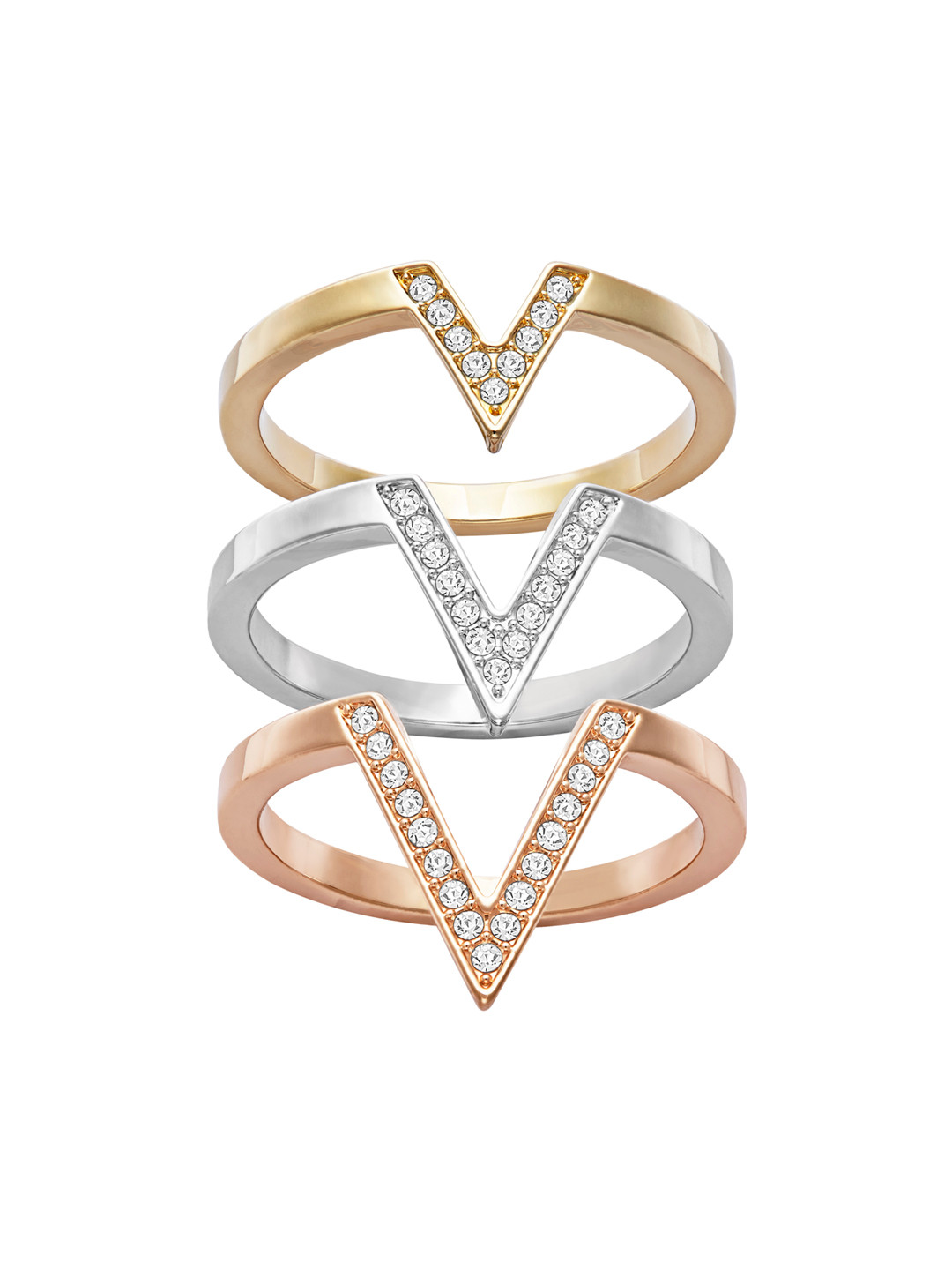 Buy SWAROVSKI Delta Ring Set - Ring for Women 2310820 | Myntra