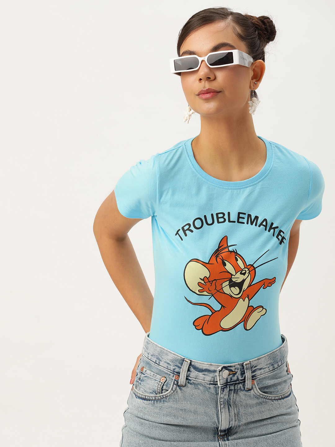Buy Kook N Keech Toons Tom & Jerry Printed Pure Cotton T Shirt ...