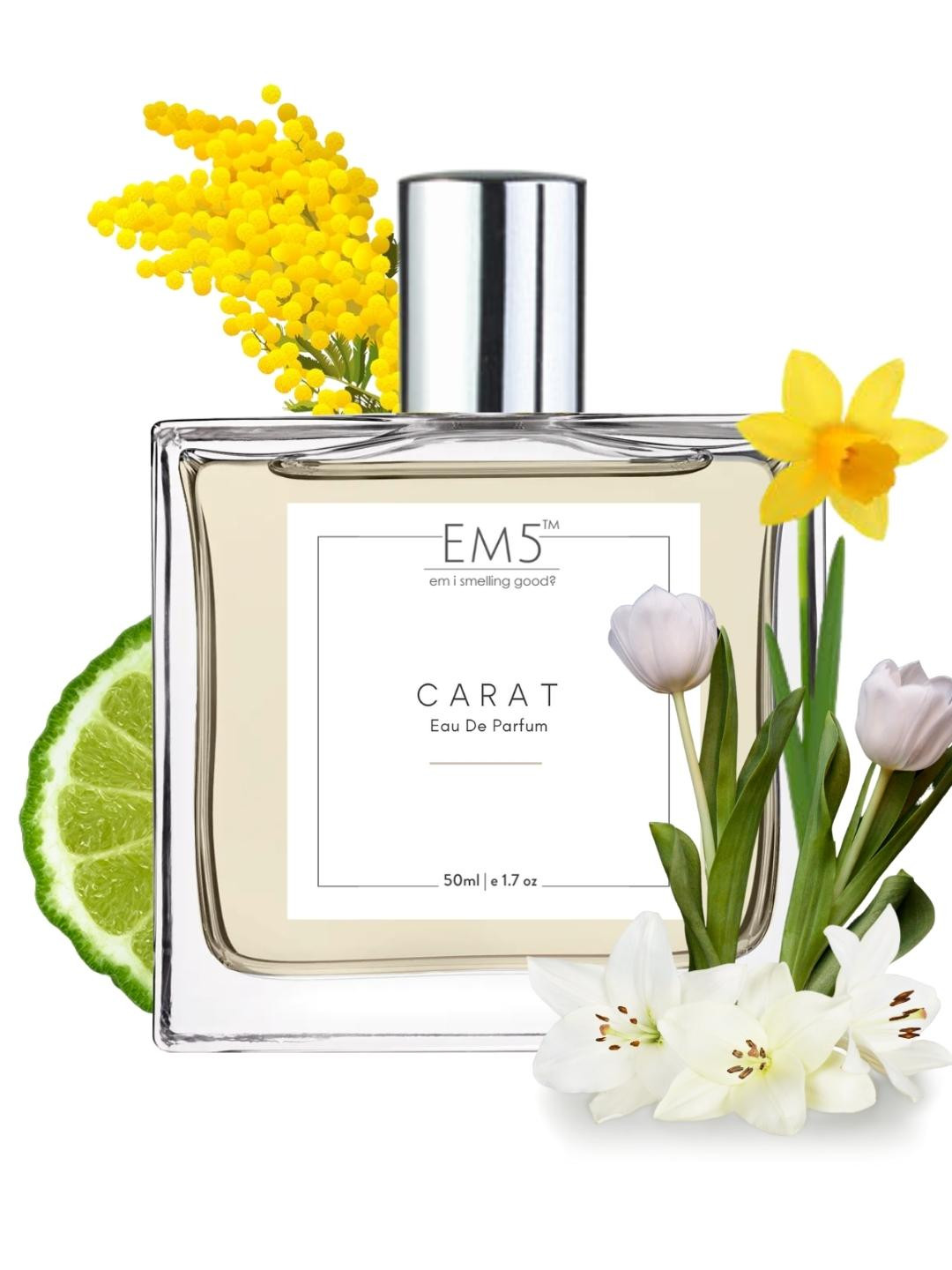 Buy EM5 Women Carat Floral Green Powdery Eau De Parfum 50ml - Perfume ...