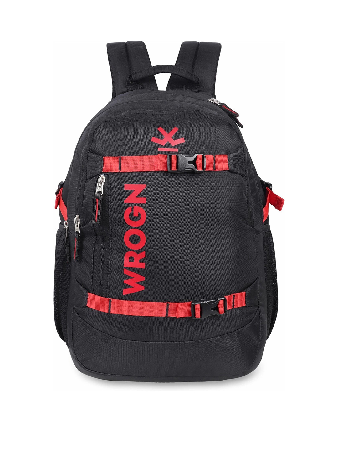 Buy WROGN Water Resistant Brand Logo Backpack With Shoe Pocket ...
