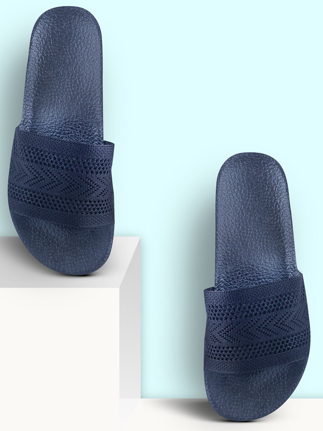 Buy Colo Women Self Design Sliders - Flip Flops for Women 23119308 | Myntra