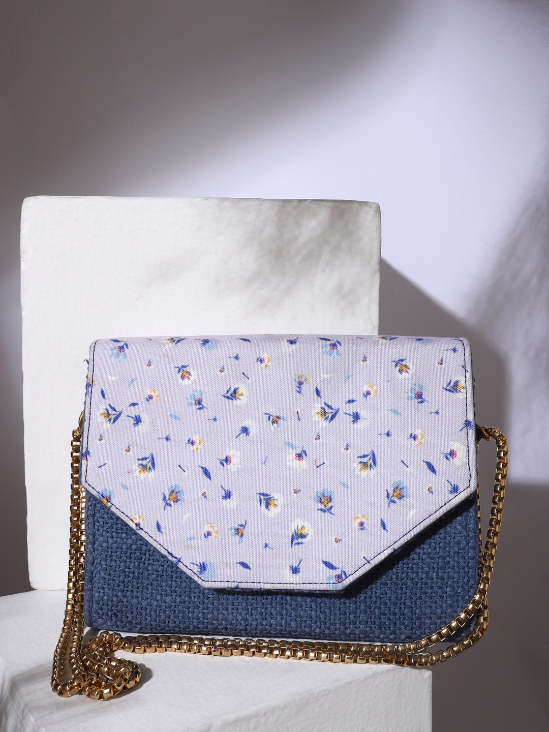 Buy DEEBACO Floral Printed Structured Sling Bag - Handbags for Women ...