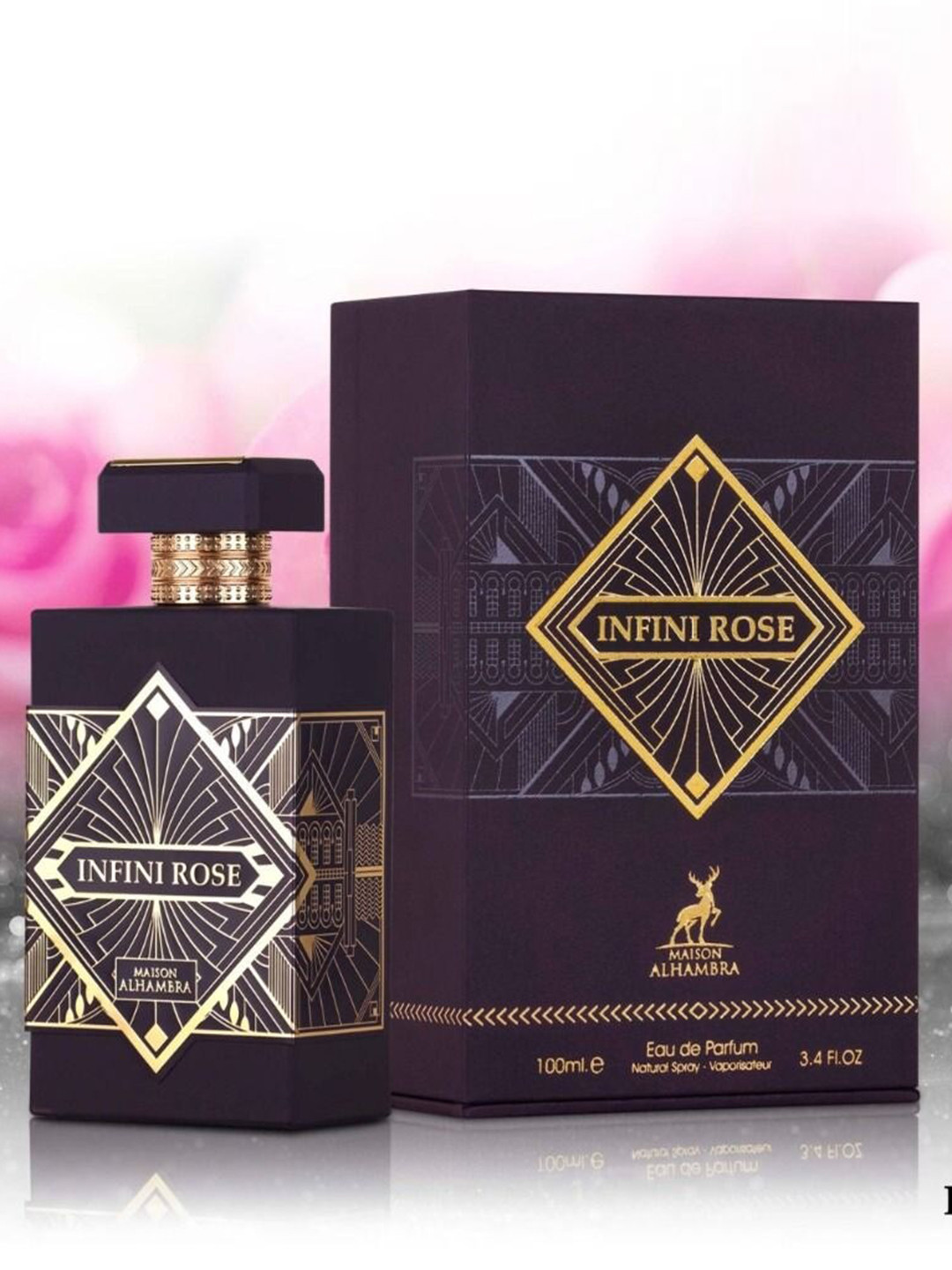 Buy Lattafa Infini Rose Eau De Parfum 100 Ml - Perfume for Unisex ...