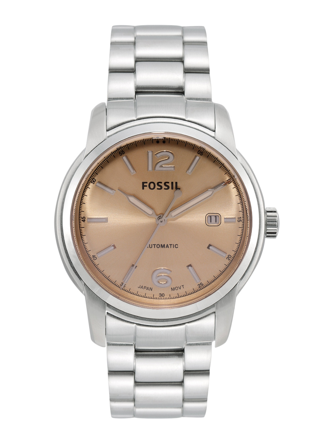 Buy Fossil Men Heritage Skeleton Automatic Analogue Watch ME3231 ...