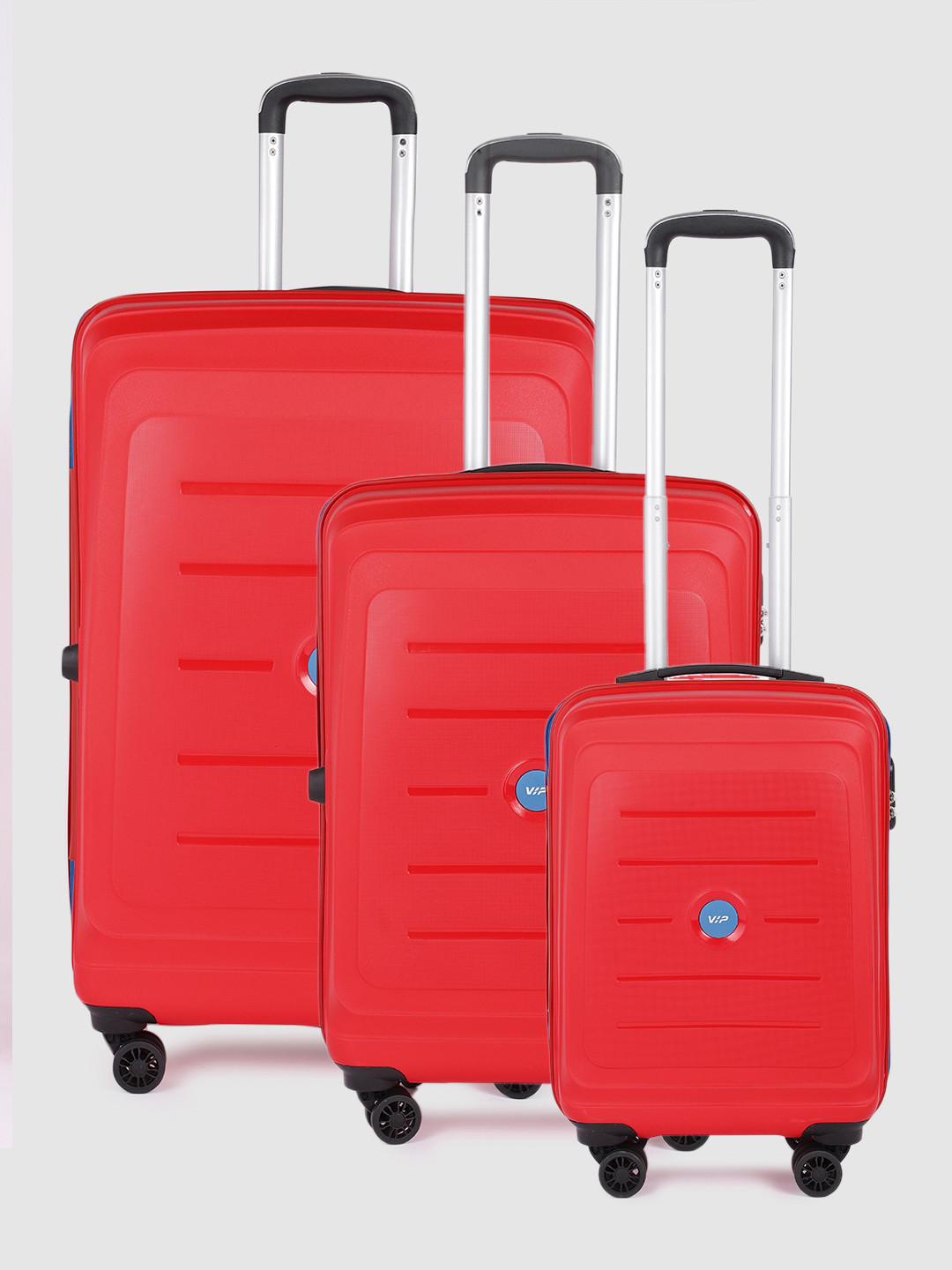 Buy VIP Set Of 3 Corsa Trolley Suitcases Small, Medium & Large ...