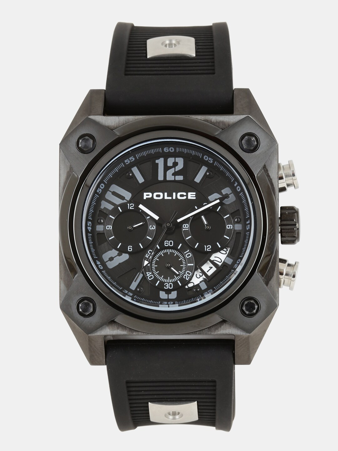 Buy Police Men Black Chronograph Watch PL14690JSUB02AP - Watches for ...