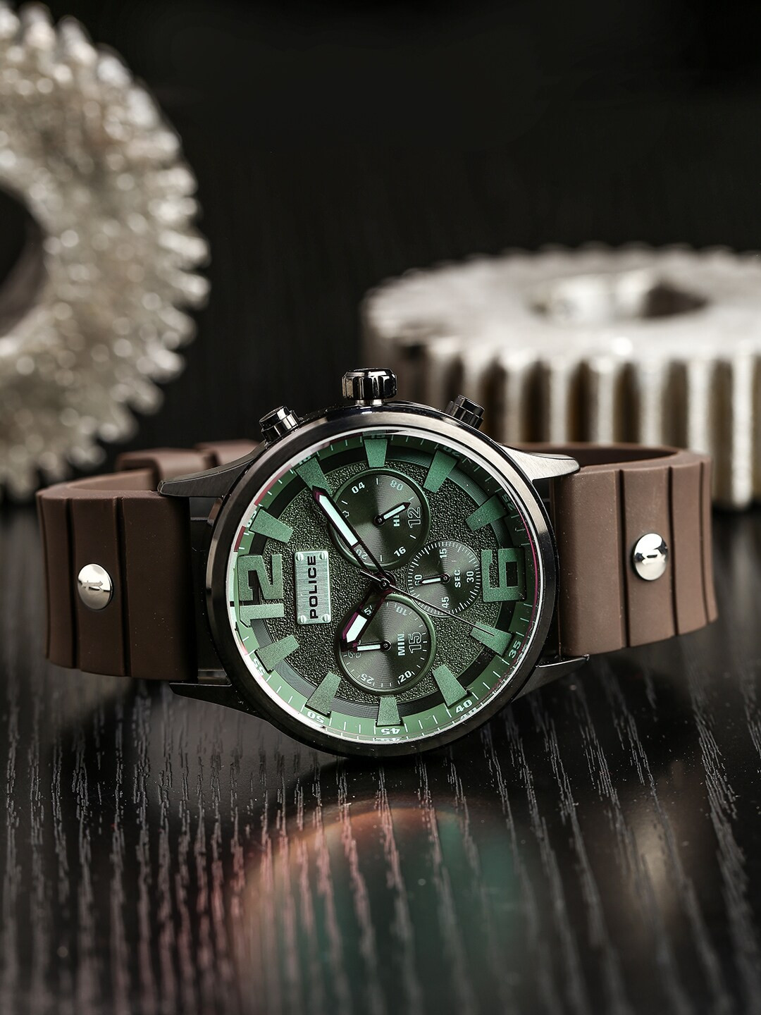 Buy Police Men Grey Analogue Watch PL15216JSU12P_BBD - Watches for Men ...