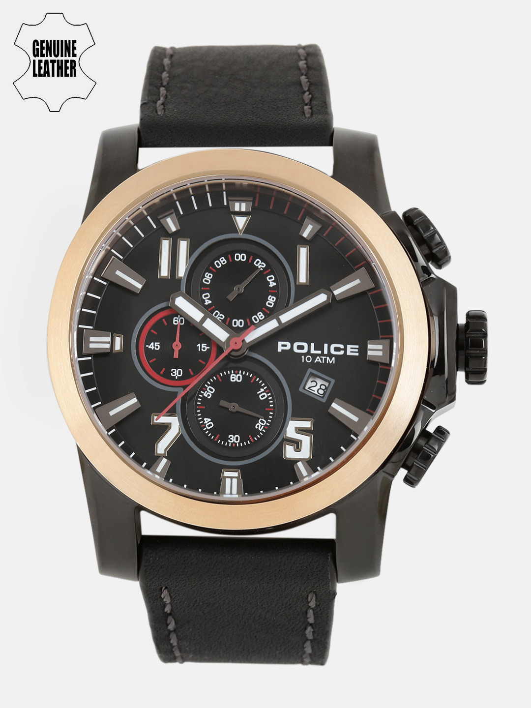 Buy Police Men Black Analogue Watch PL15340JSBR02_BBD - Watches for Men ...