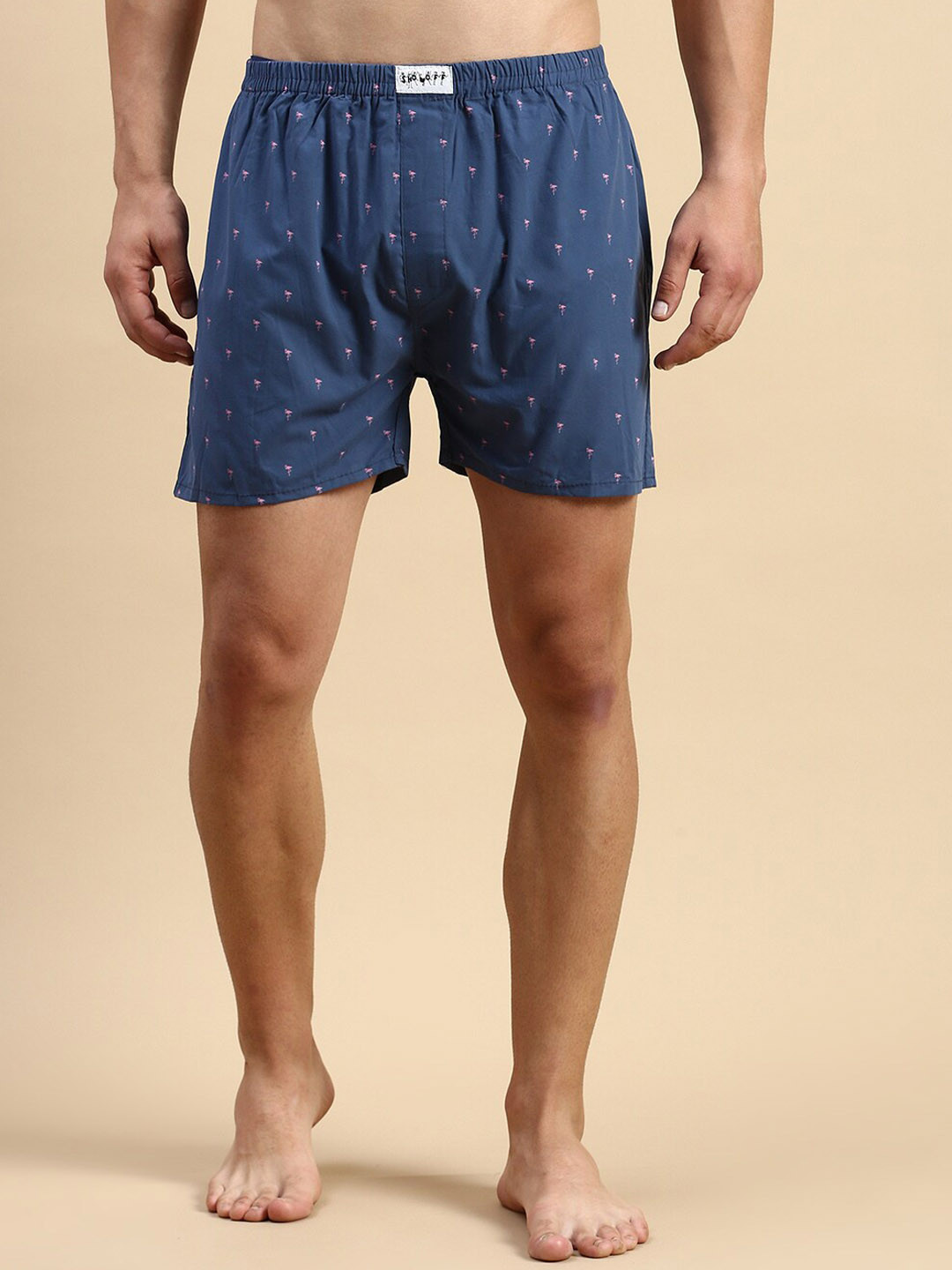 Buy SHOWOFF Men Conversational Printed Cotton Slim Fit Boxer - Boxers ...