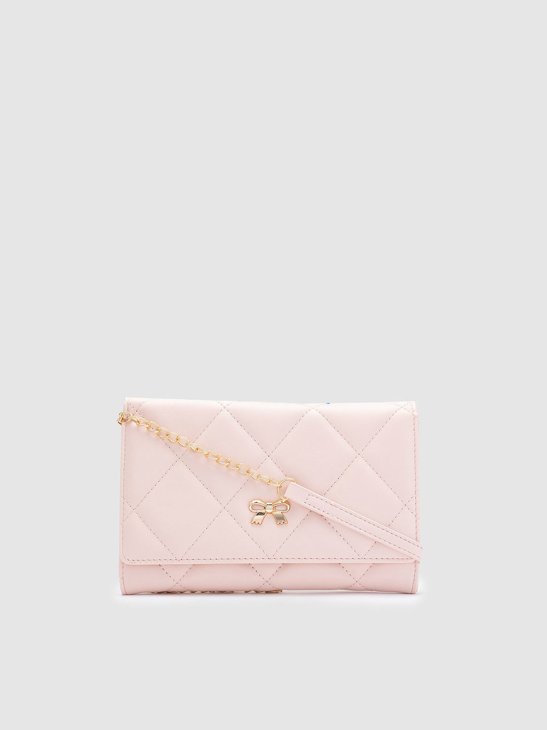 Buy Globus Geometric Textured Bow Detail PU Envelope - Wallets for Women 23143896 | Myntra