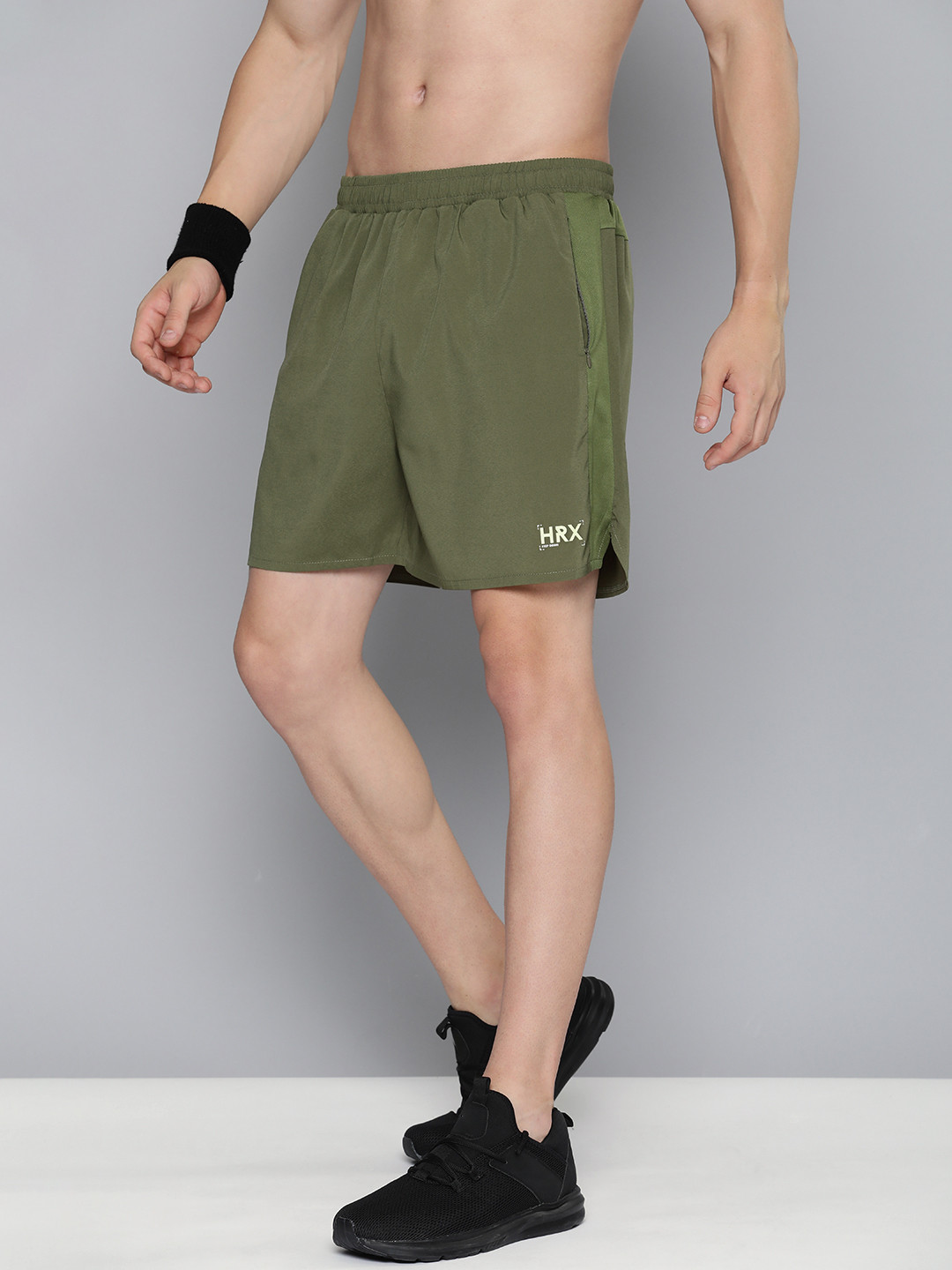 Buy HRX By Hrithik Roshan Men Rapid Dry Running Sports Shorts - Shorts ...