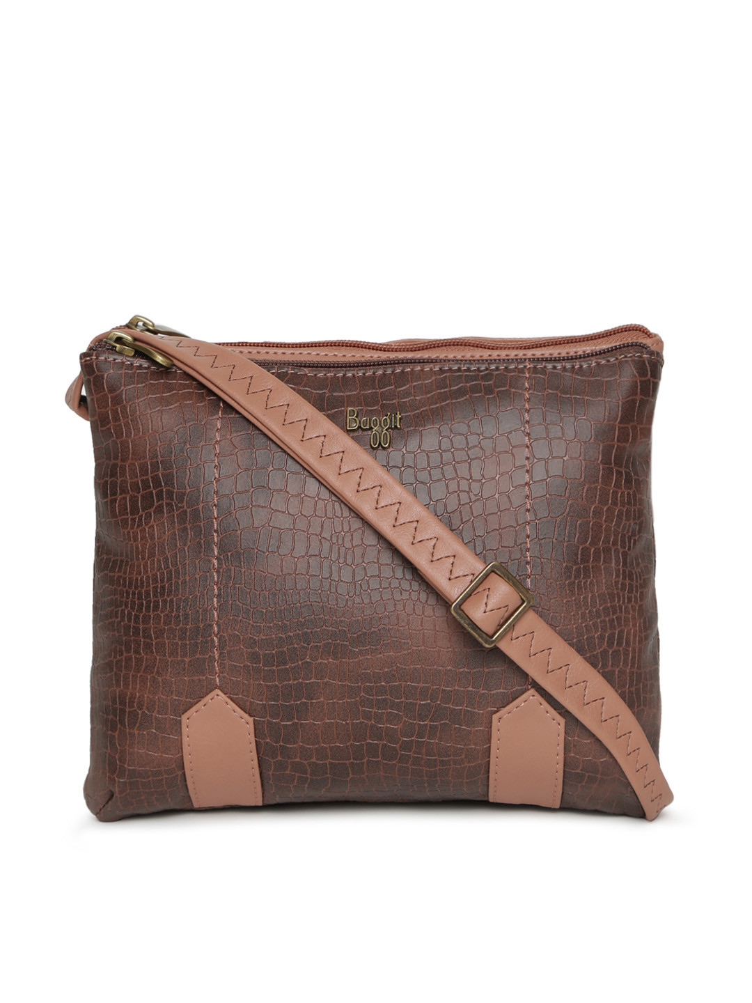 Buy Baggit Brown Textured Sling Bag - Handbags for Women 2315561 | Myntra