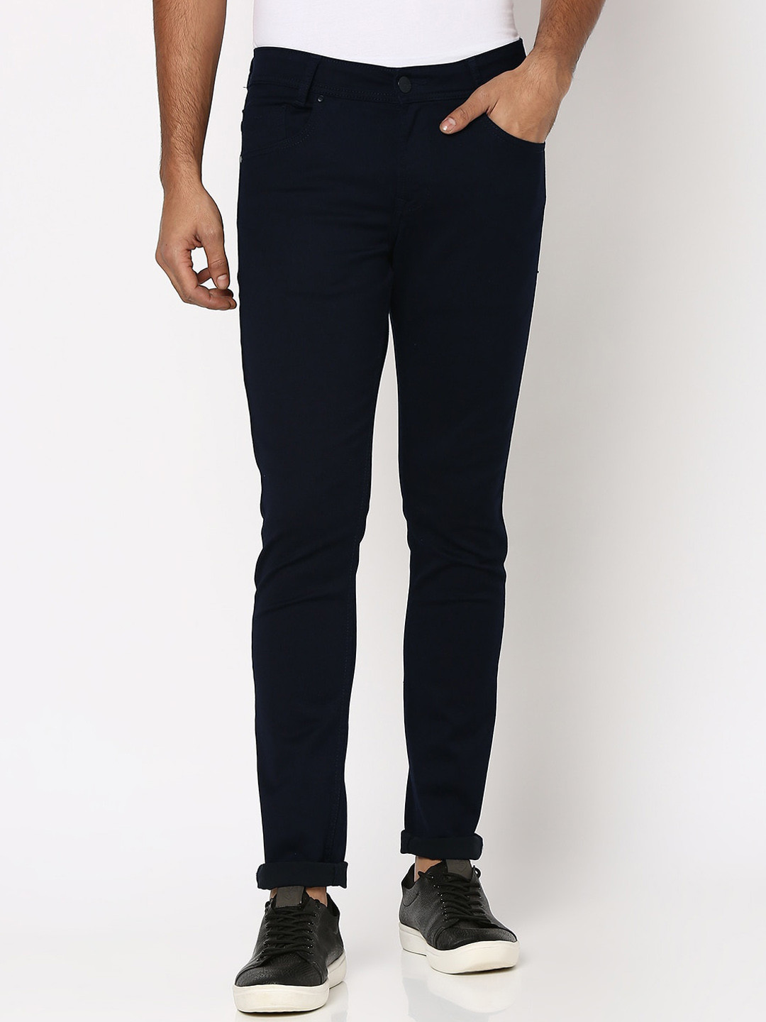 Buy Mufti Men Mid Rise Skinny Fit Stretchable Jeans - Jeans for Men ...