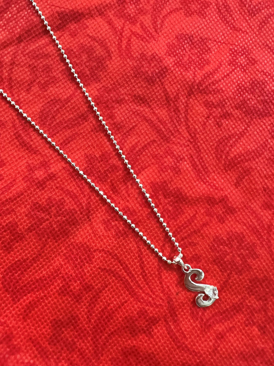 Buy Arte Jewels 92.5 Hallmark Silver Plated Pendant Chain - Necklace ...