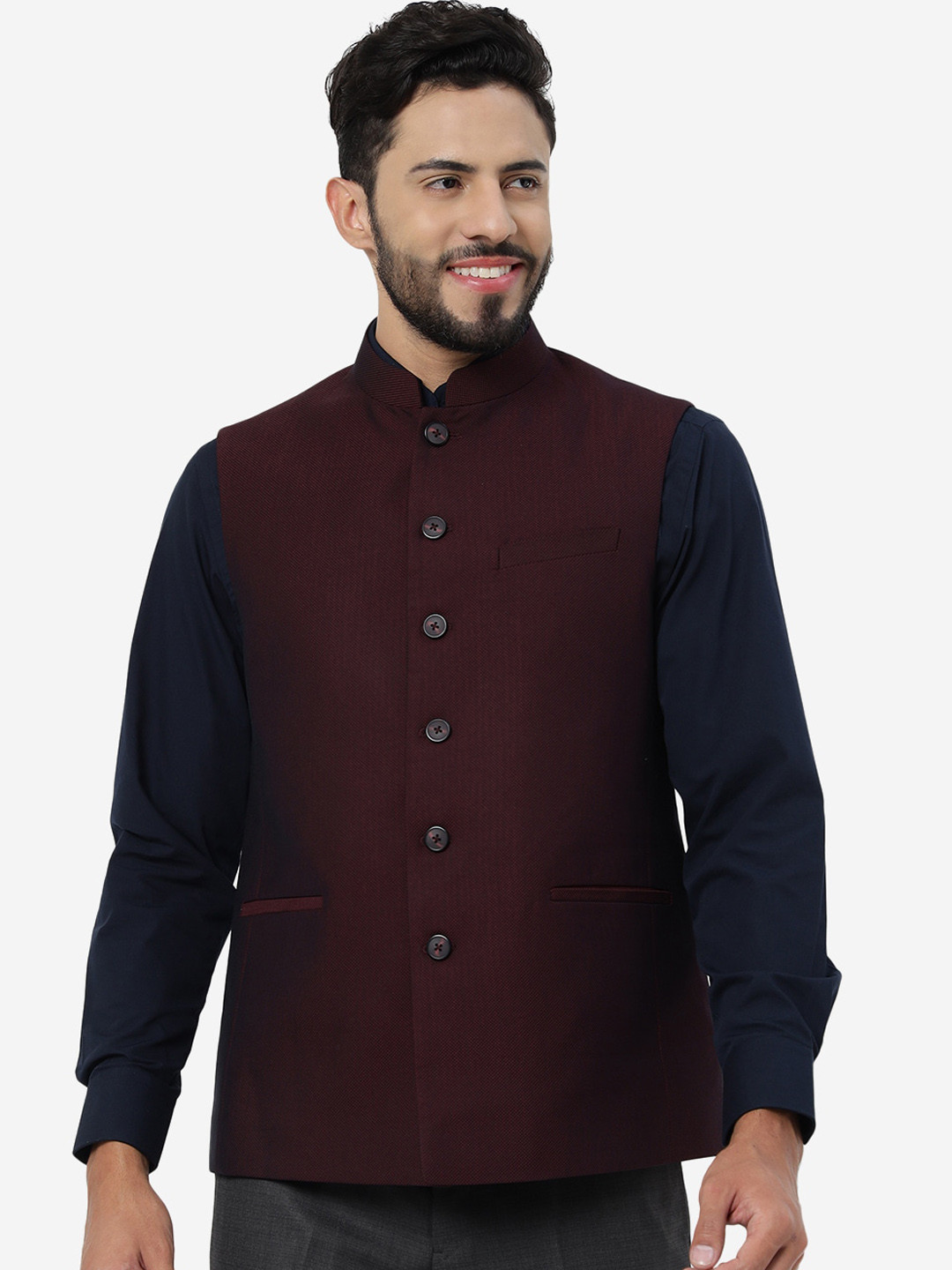 Buy MODI JACKET Men Woollen Nehru Jacket - Nehru Jackets for Men ...