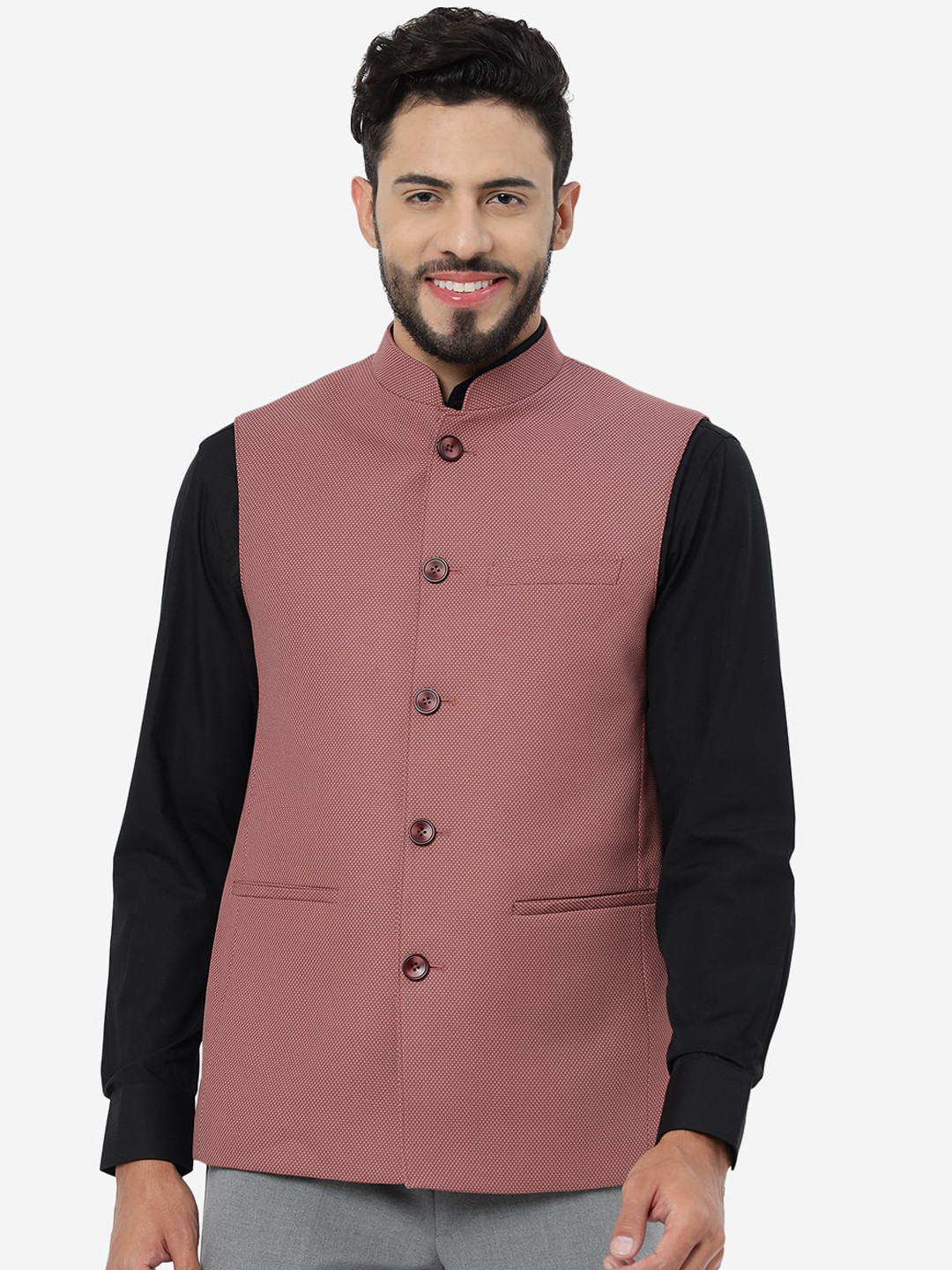 Buy MODI JACKET Mandarin Collar Formal Nehru Modi Jacket - Nehru ...