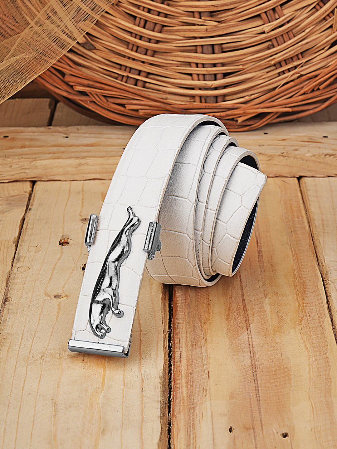 Buy Kastner Men Textured Belt With Push Pin Closure - Belts for Men ...